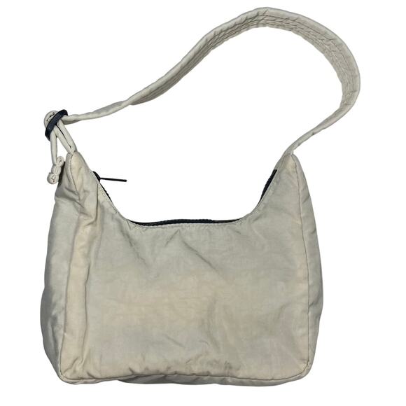BAGGU | Bags | Preloved Baggu Ivory Nylon Small Shoulder Bag | Poshmark